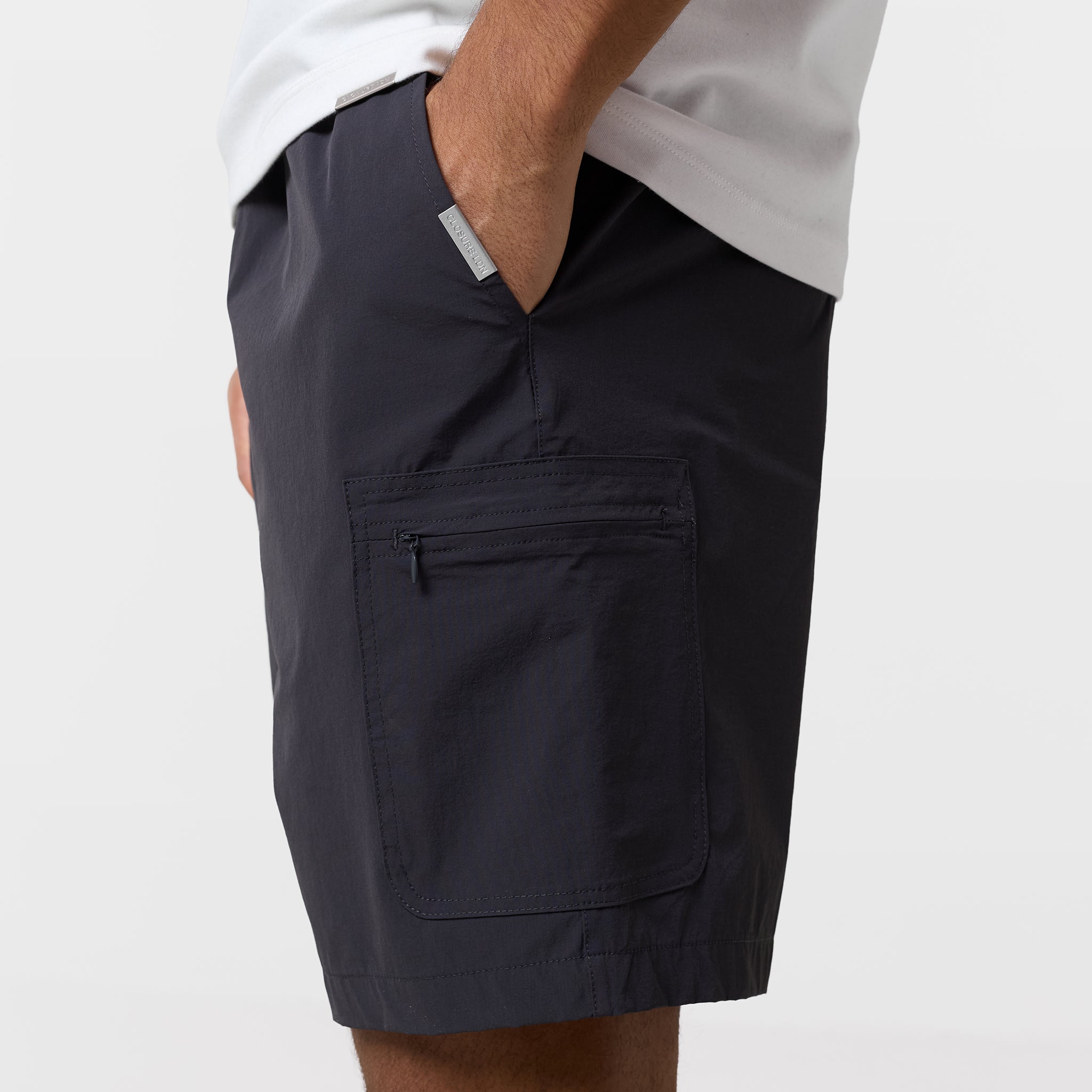 2-Pack Premium Tech Cargo Short | Charcoal/Mid Grey – Closure London