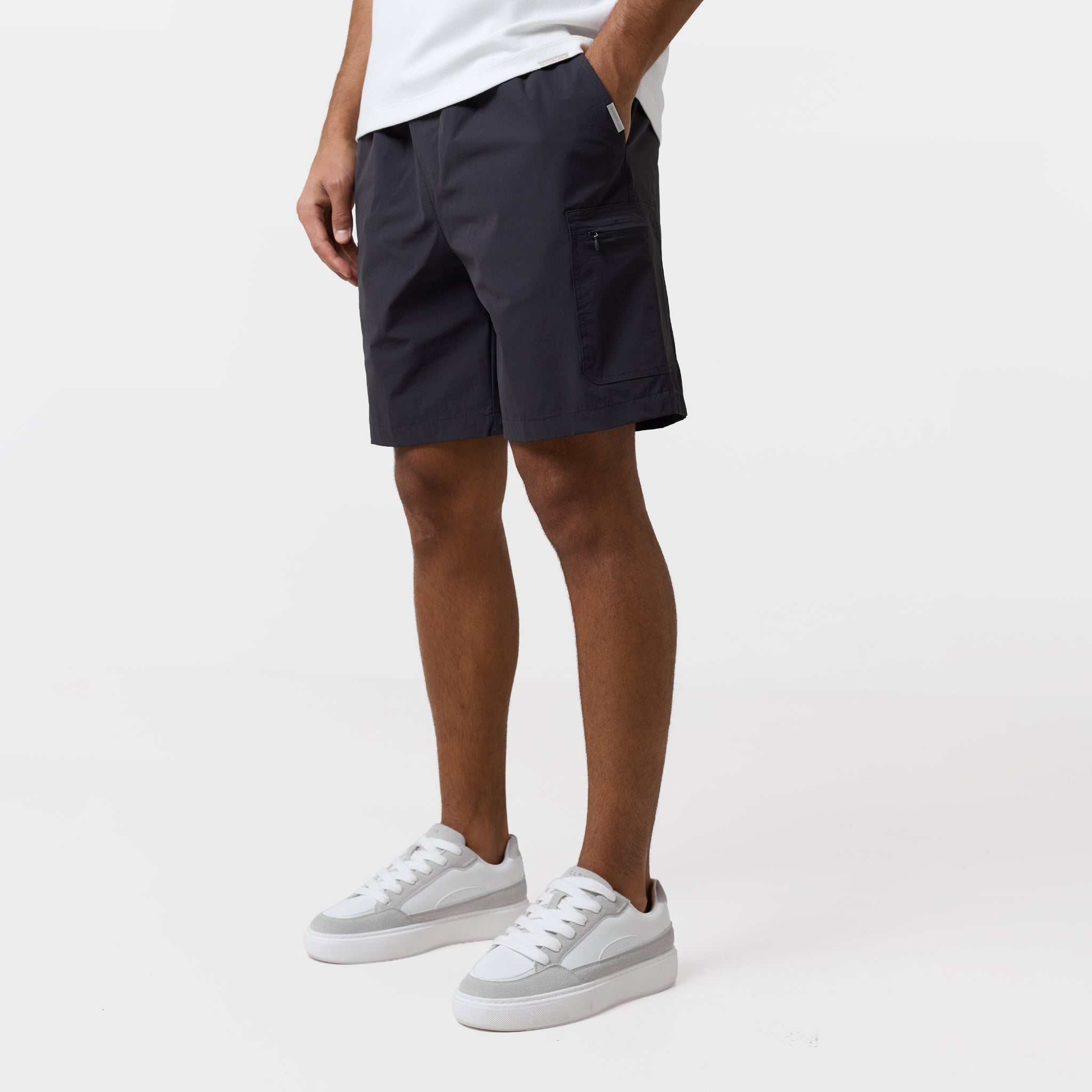 2-Pack Premium Tech Cargo Short | Charcoal/Mid Grey – Closure London