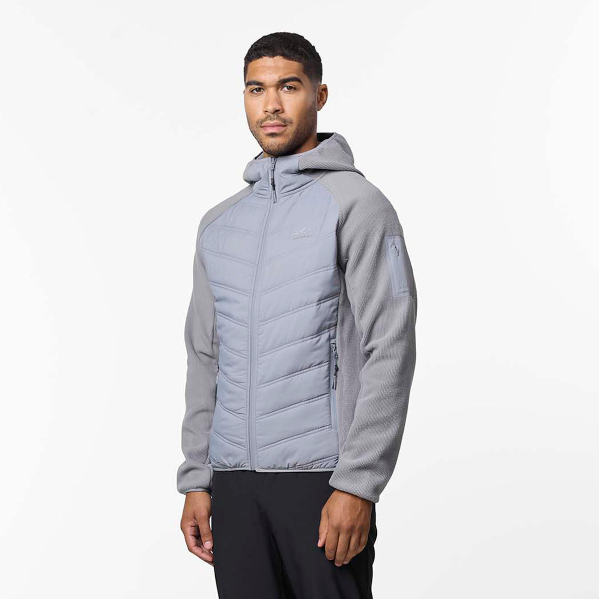 Heat Seal Hybrid Jacket | Mid Grey – Closure London