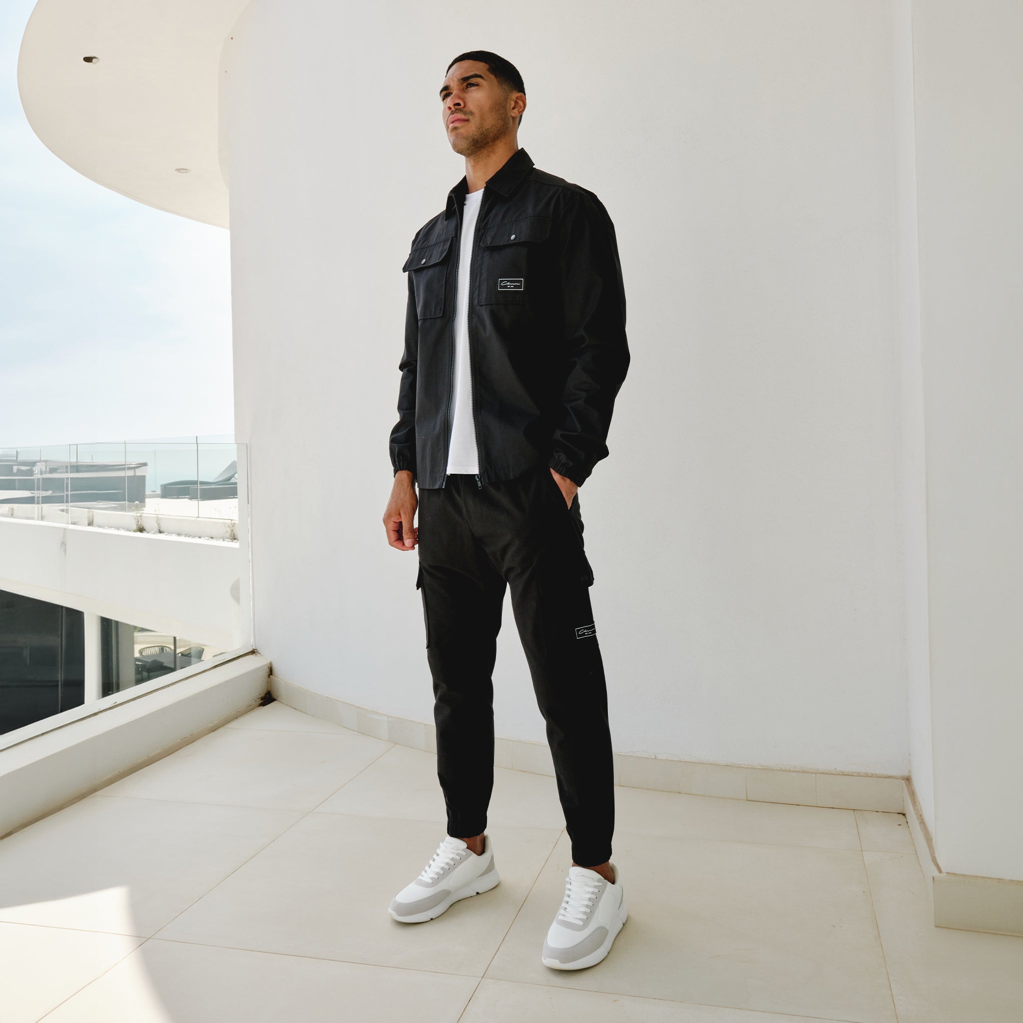 Utility Overshirt | Black – Closure London