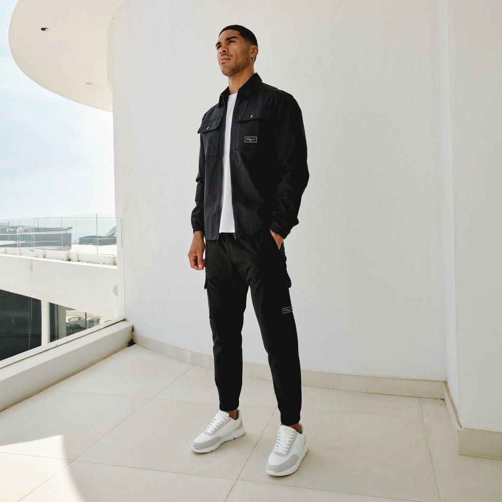 Utility Overshirt | Black – Closure London