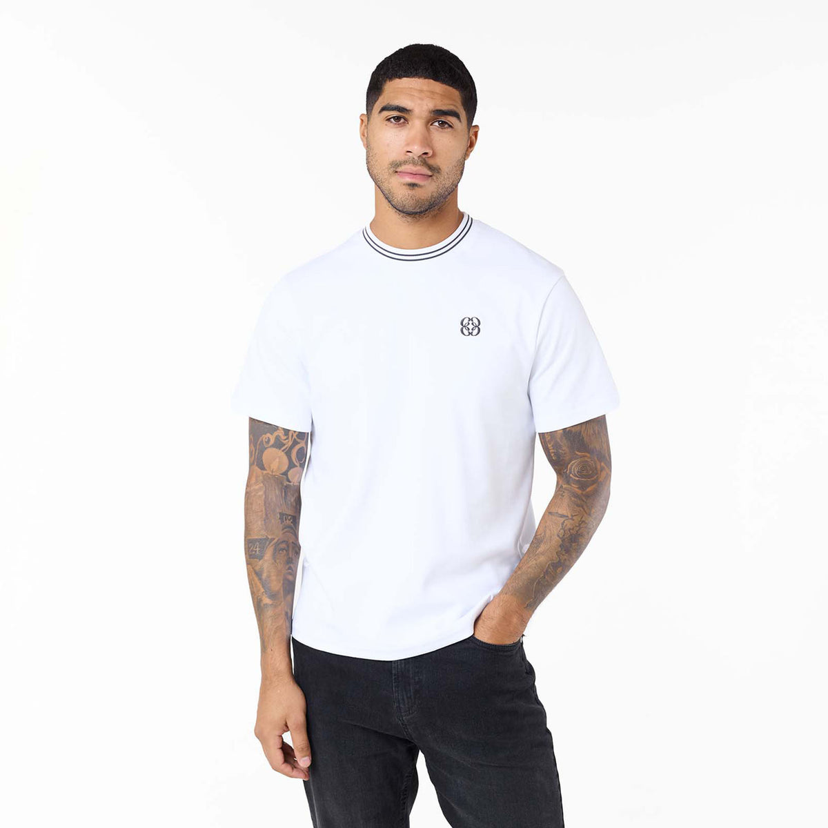 Icon Ringer T-Shirt | White – Closure London