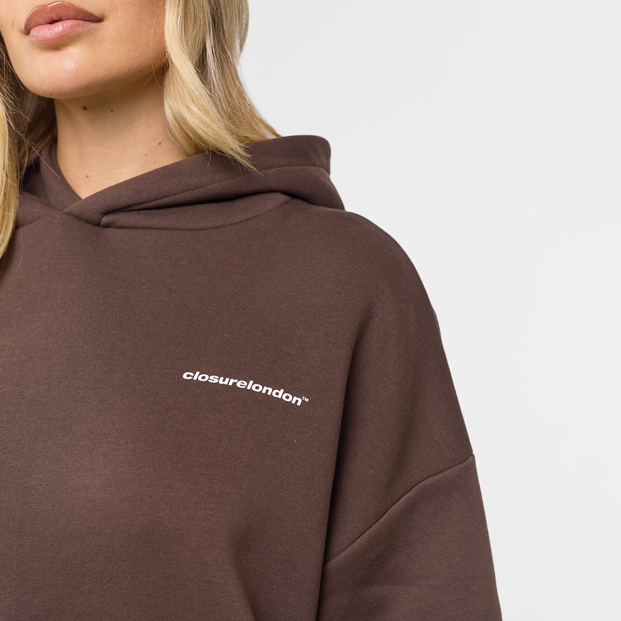 Core Logo Hoodie | Coffee – Closure London
