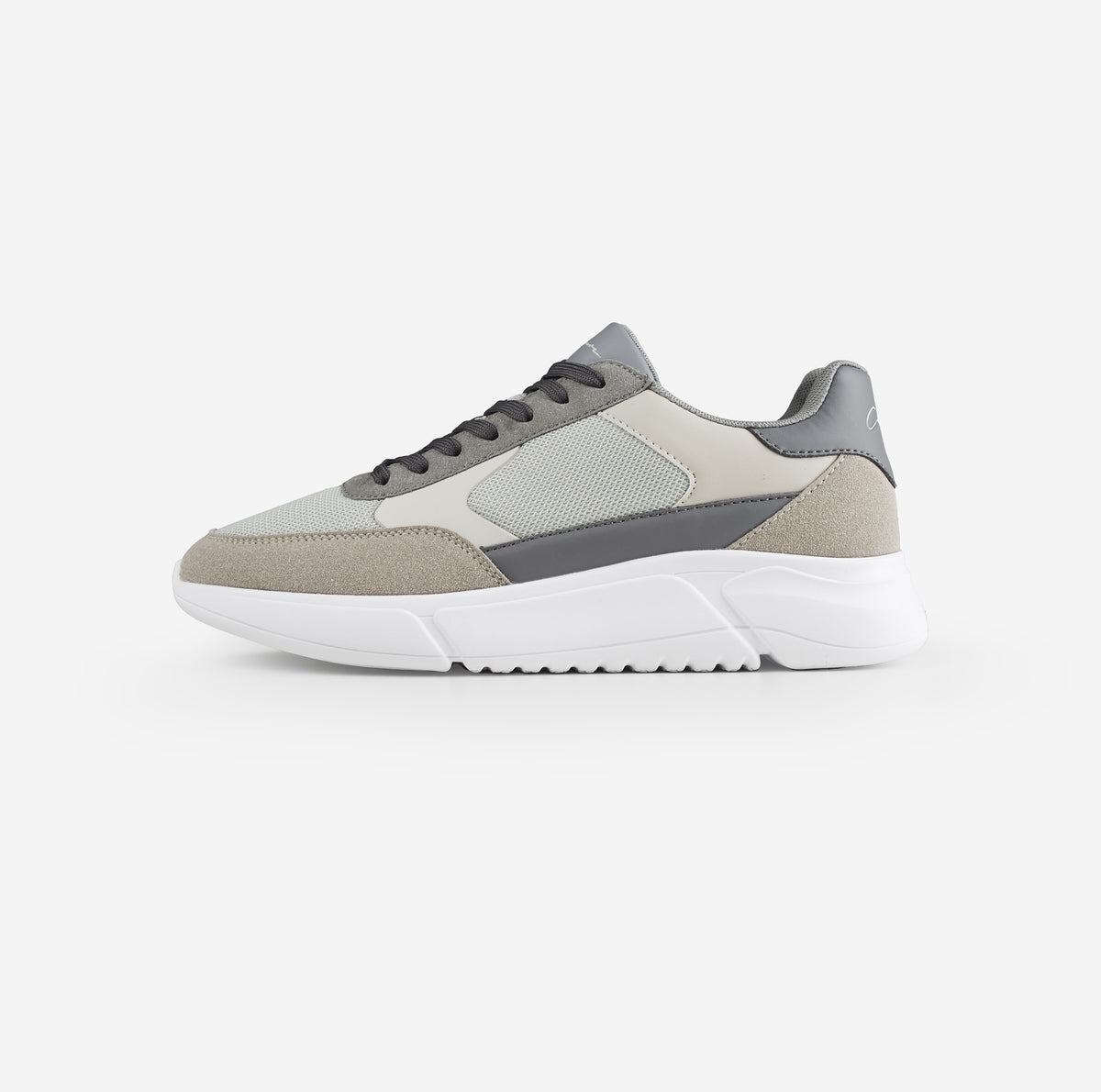 Premium Mesh Runner | Grey/Stone – Closure London